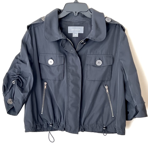 Ann Taylor | Jackets & Coats | Ann Taylor Cropped Half Sleeve Womens ...